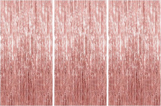 Lametta gordijn glinsterend 1x2m herbruikbaar folie | bol