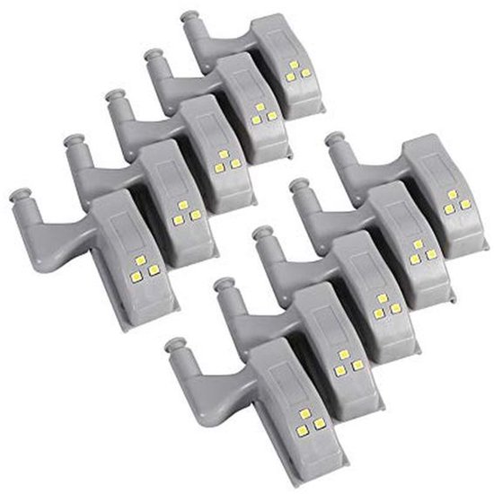 10 Stuks Universele Sensor LED Scharnierlicht voor Keuken- en ...