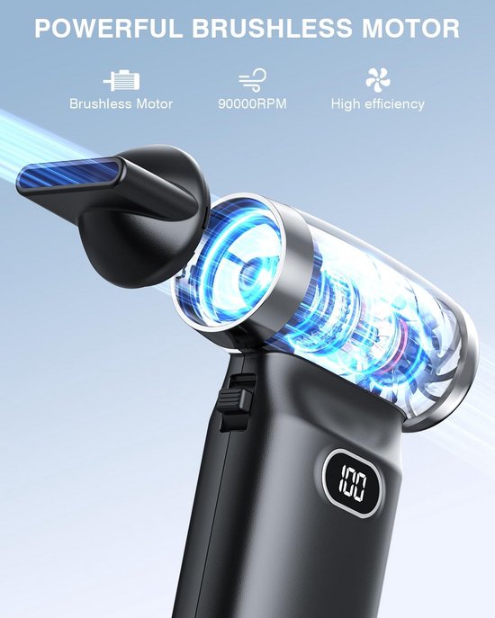 Krachtige Draagbare Perslucht Stofblazer voor Elektronica en ...