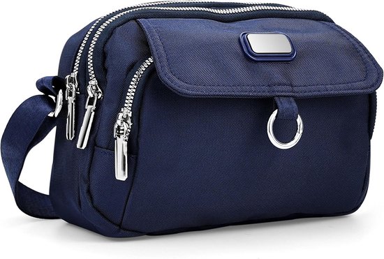 Waterdichte Nylon Crossbody Tas voor Dames - Lichtpaars | bol
