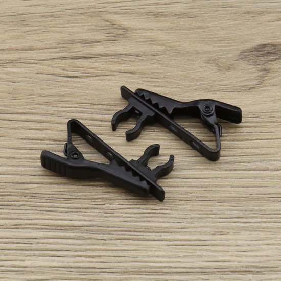 10x 6mm Metalen Revers Microfoon Clips voor Lavalier Das Microfoons ...