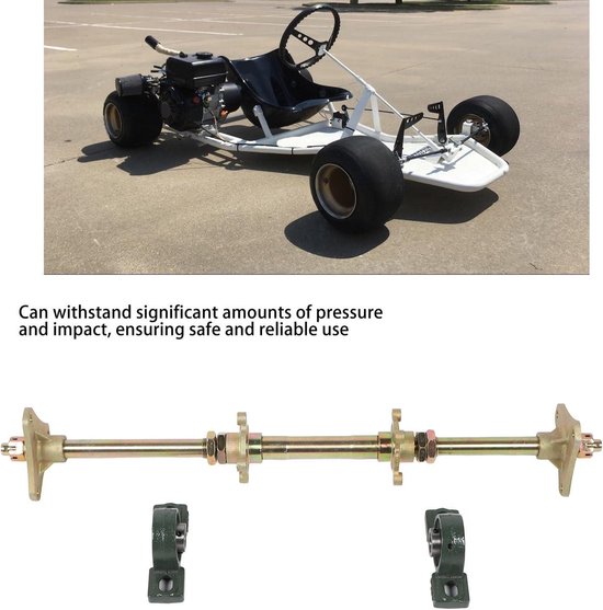 Achteras 24 Inch Metalen Anti-impactnaven voor ATV's Quads Drift Trikes ...