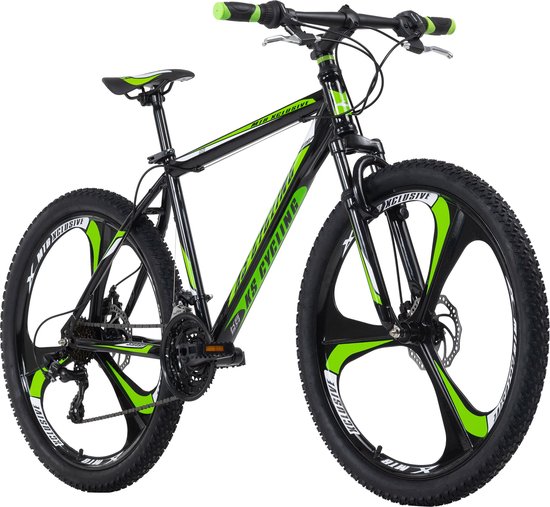 Ks Cycling Fiets Mountainbike hardtail 26 inch Sharp zwart-groen ...