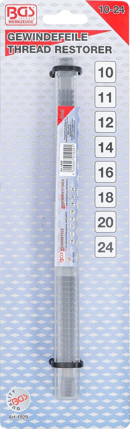 BGS Draadvijl voor binnen-/buitendraad Whitworth 10 - 24 | bol