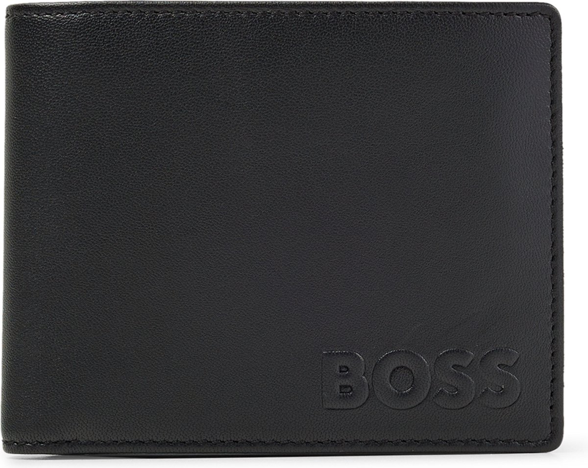 Hugo Boss - Byron S trifold portemonnee - RFID - heren - black | bol.com