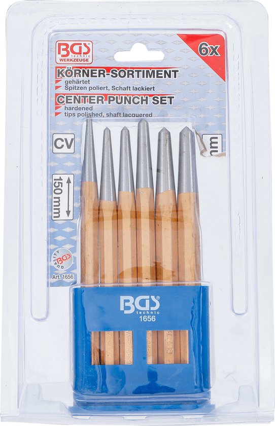 BGS Doorslag- en Pendrijverset - 6-delig - 150 mm lang - In metalen ...