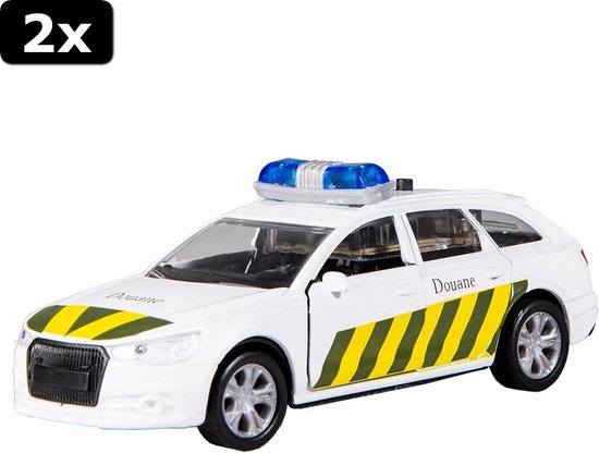 2x City 112 Douane Auto 1:43 + Licht/Geluid | bol