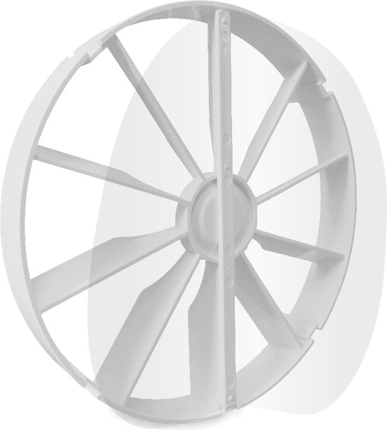 Terugslagklep (lage weerstand) kunststof Ø 125mm - IN kanaal | bol.com