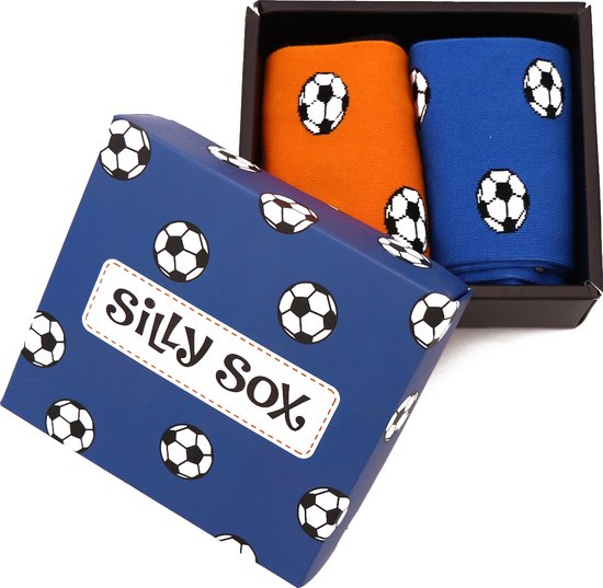 Silly Sox Giftbox, Blauw | bol