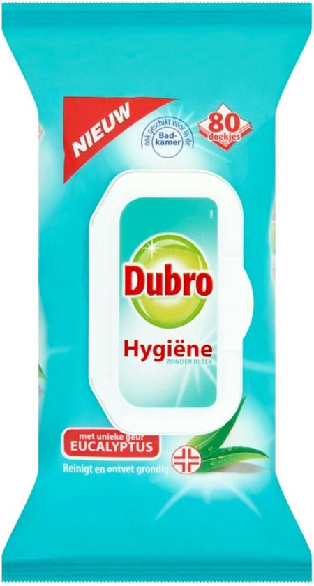 8x Dubro Doekjes Hygiëne Eucalyptus 80 doekjes | bol