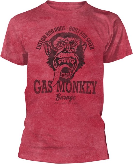 Gas Monkey Garage Heren Tshirt -L- Custom Hot Rods Rood | bol.com
