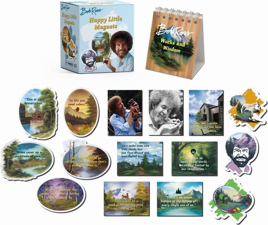 Bob Ross Happy Little Magnets Rp Minis, Bob Ross | 9780762498260 ...