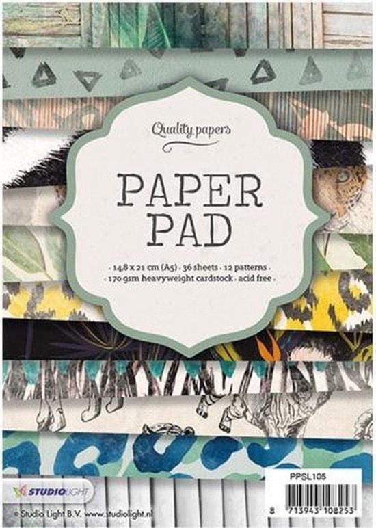 Studio Light Paper pad A5 36 vel 12 patronen nr.105 | bol
