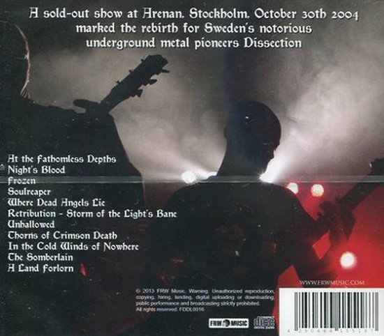 Dissection - Live In Stockholm 2004 (CD), Dissection | CD (album ...