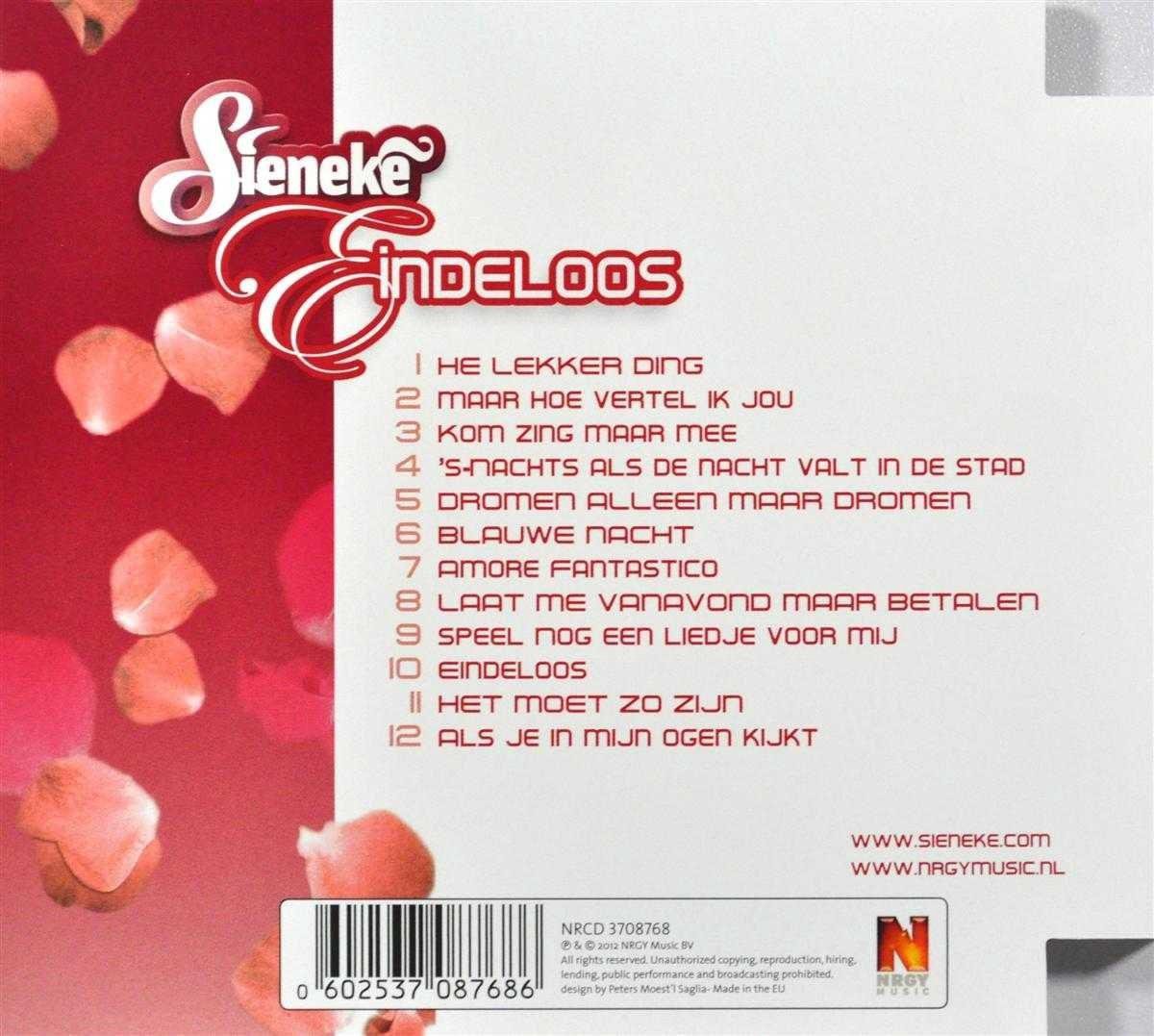 Sieneke - Eindeloos (CD), Sieneke | CD (album) | Muziek | bol