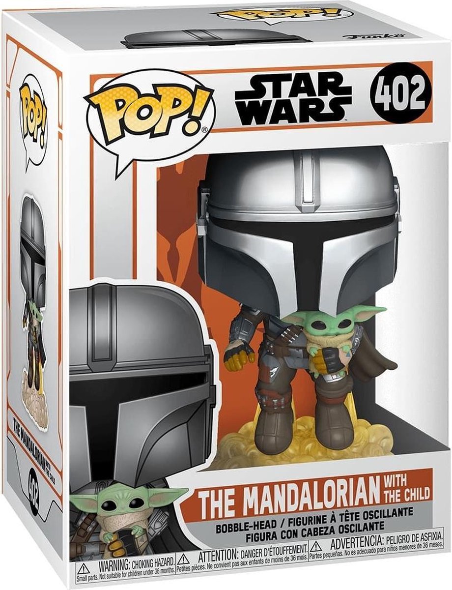 Funko Mando Flying met Jet Pack - Funko Pop! - The Mandalorian Figuur ...