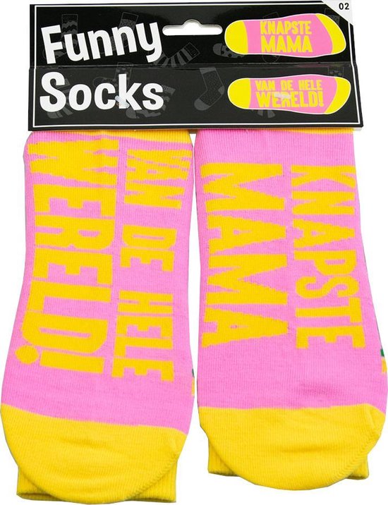 Sokken - Knapste Mama van de wereld! - Funny socks | bol