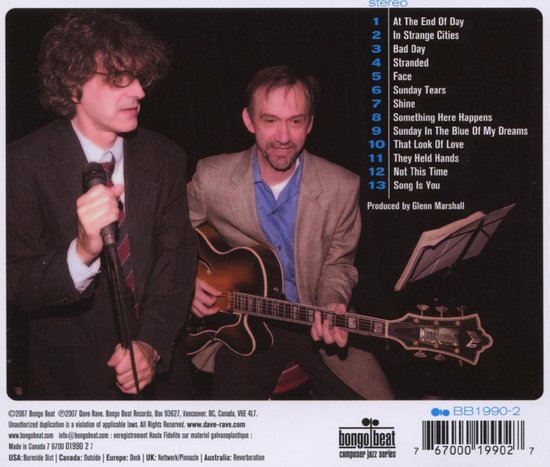 Dave Rave & Mark McCarron - In The Blue Of My Dreams (CD), Dave Rave ...