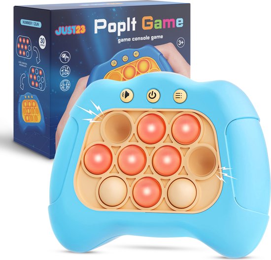 JUST23 Pop It Game - Quick push - Blauw - Pop It Controller spel - Pop ...