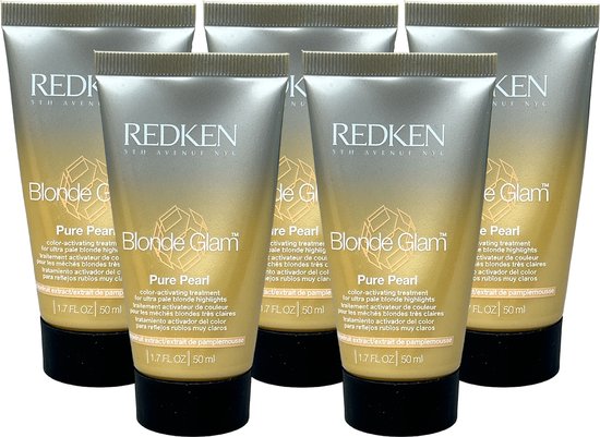 Redken Blonde Glam Pure Pearl color-activating treatment 50ml x 5 | bol