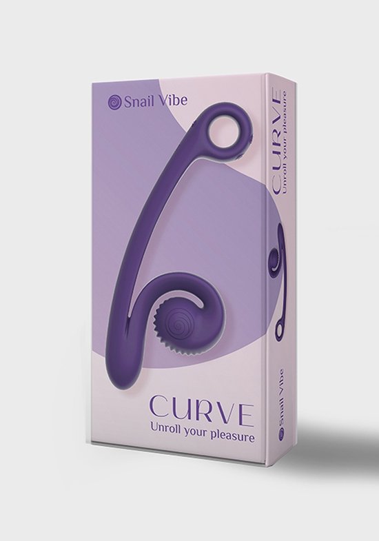 Snail Vibe Curve Duo Vibrator - Paars | bol