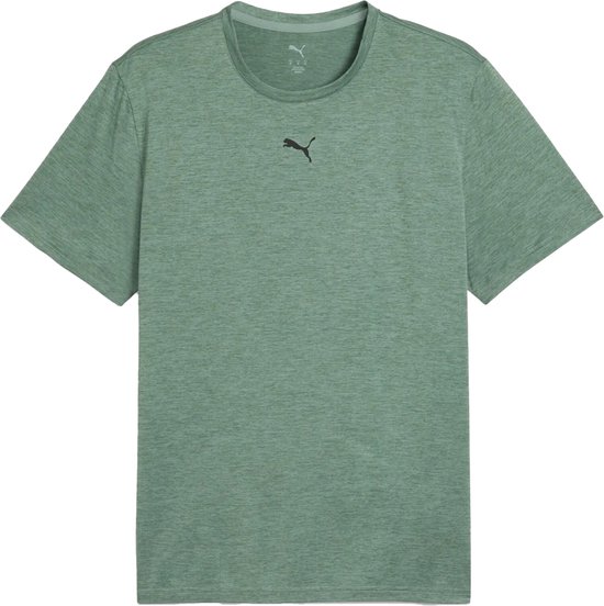 Puma tad essentials heather cat t-shirt in de kleur groen. | bol