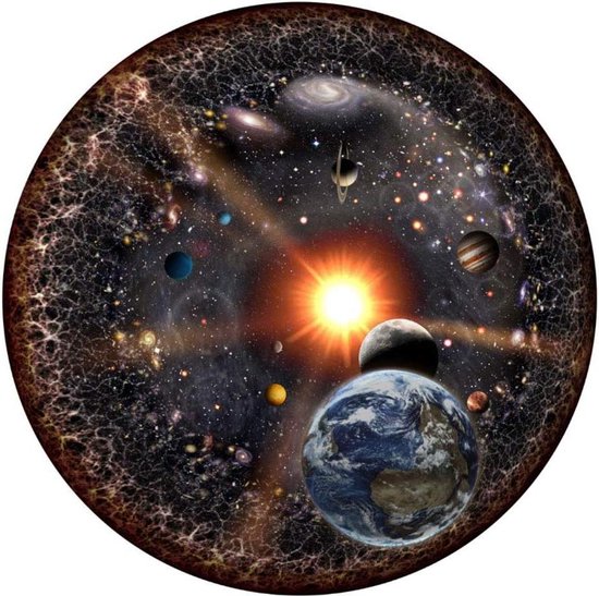 Ronde Puzzel - Klassieke Zonnestelsel Spel - Puzzels voor Volwassenen ...