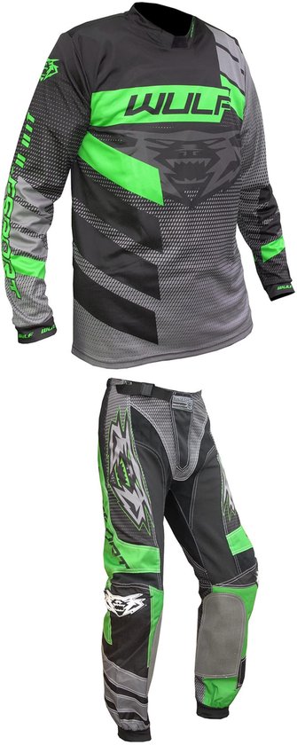 MOTORBIKE WULF MATRIX MX KIDS RACE SUIT New 2022 Motocross Quad Off ...