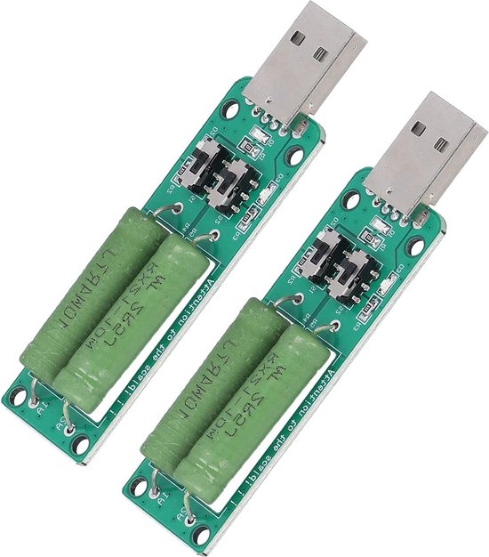 USB Load Tester Power Bank Ontladingsweerstand 5V1A - 2 Stuks . | bol
