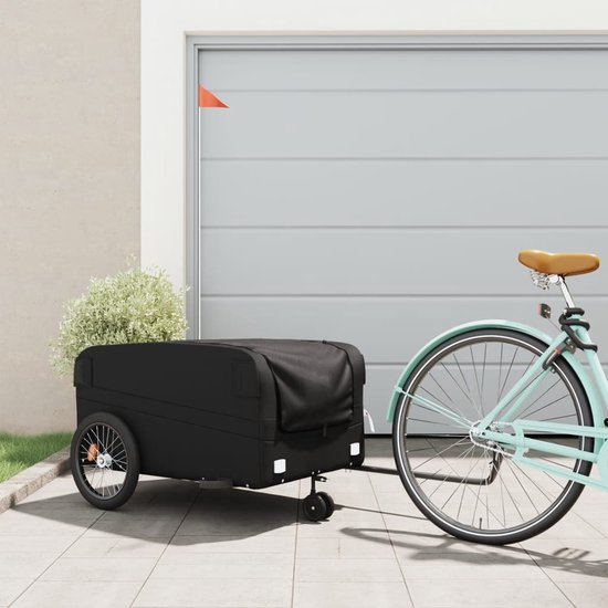 The Living Store Fietskar Transport - 126 x 63 x 51 cm - 45 kg ...