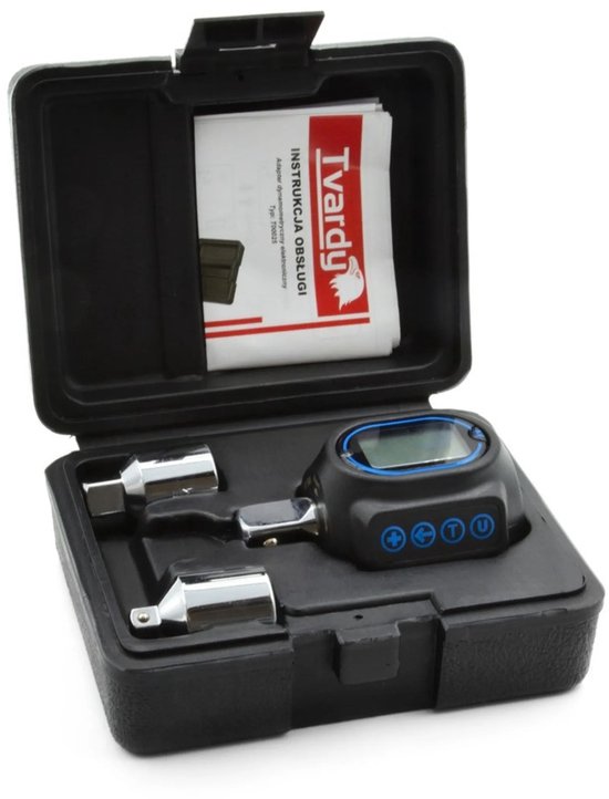Tvardy Digitale momentsleuteladapter - 40-200 Nm - LED display - 10 ...
