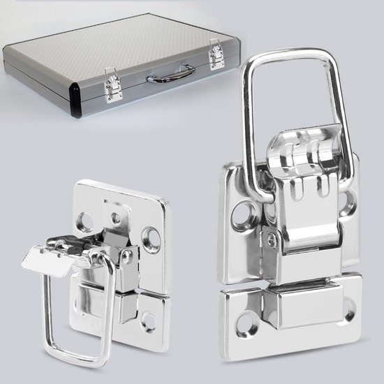 10 stks Catch Lock Zilver Fastener Toggle Clamp Clip Klink Borst Hasp ...