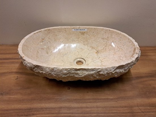 Marmer waskom - Ovaal -56x37x15 - FL22931 | bol