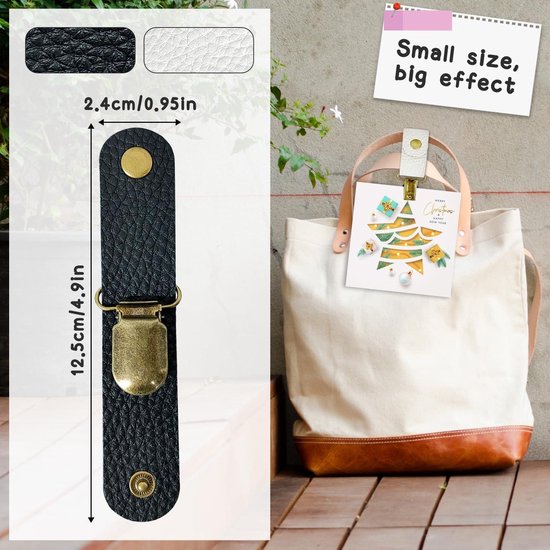 Hoed Clip Houder Reis Cap Tas Clip - Zwart Wit - Geschikt voor ...