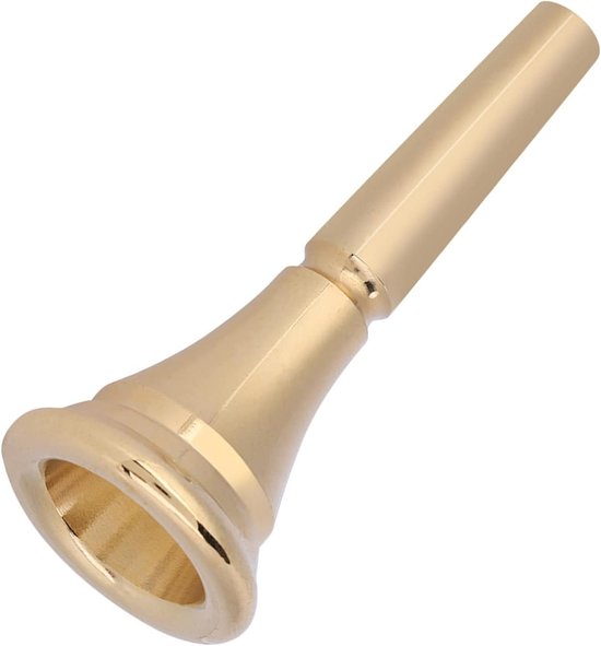 Stylish Gold Plated French Horn Mouthpiece Brass Replacement Part | bol