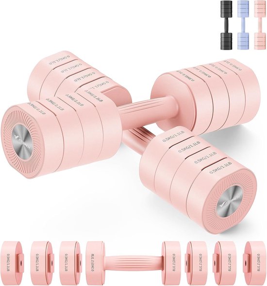 Halters - Halterset - Fitnessgewichtenset - Dumbbell - Korte Halters ...