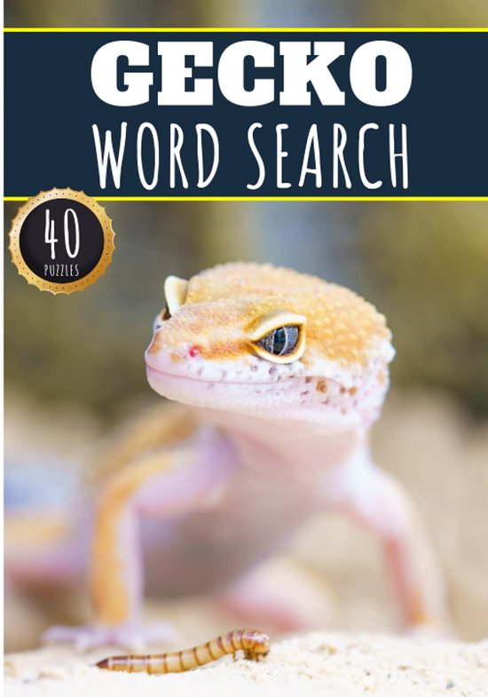 Gecko Word Search: 40 Fun Puzzles With Words Scramble for Adults, Kids ...