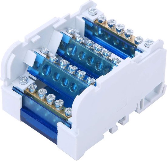 Aansluitdoos met 4 niveaus 407 Klemmenstrookverdeelkast 125A 500V 4 ...