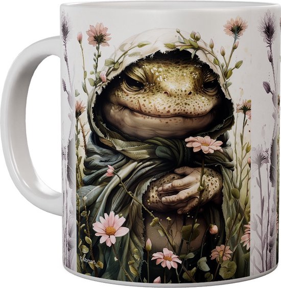 Pad Kikker Monk Toad - Mok 440ml 440 | bol