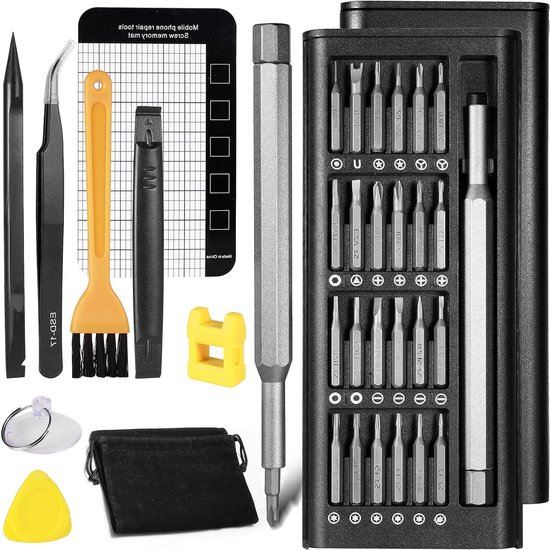 Fine Mechanics Screwdriver Set - 9 Accessories - Torx T5 T6 T8 T9 T10 ...