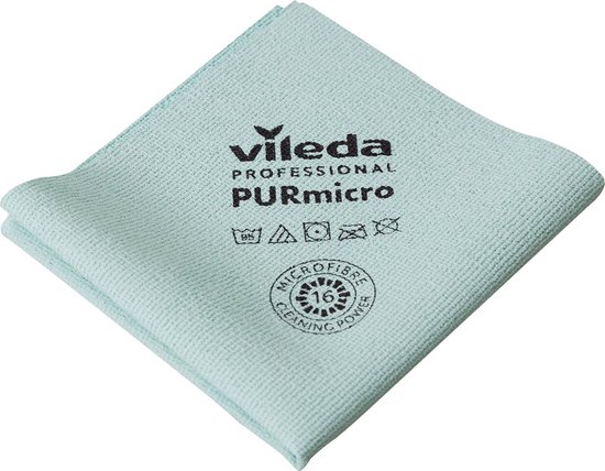 Vileda microvezeldoek Purmicro Active, pak van 5 stuks, groen | bol