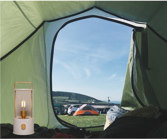 Anna Collection Portable tafellamp Elin - Wit - Draadloos & dimbaar ...