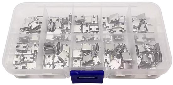 Micro USB PCB Assortiment - 10 soorten - 50-delig | bol