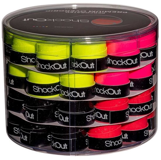 SHOCKOUT DRUM X60 PREMIUM OVERGRIPS MULTICOLOUR PERFORATED | bol