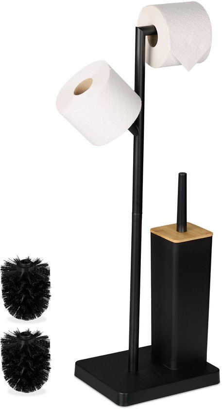 wc-rolhouder staand - wc borstel en houder - reserverolhouder - rvs ...