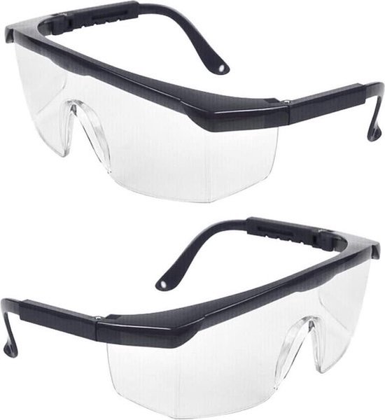 Veiligheidsbril Anti-condens Blauw Frame UV-bescherming PC-lenzen ...