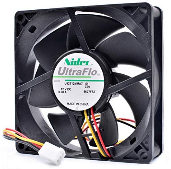 9025 92mm U92T12MMA7-51 fan 12V 3wire 3P ultra quiet computer CPU ...