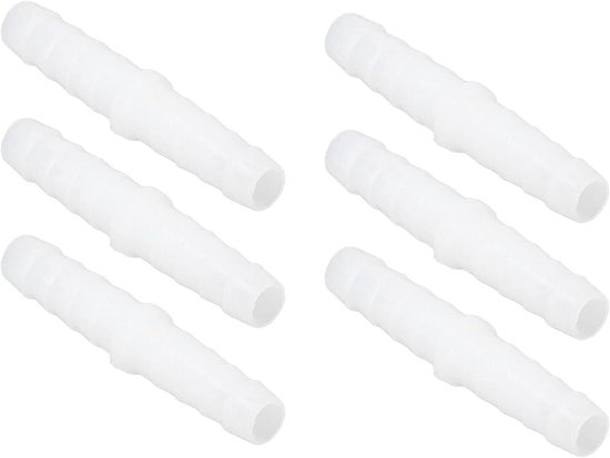 Plastic Slang Connector 10 Stuks Slangpilaar Fitting Wit Rechte ...
