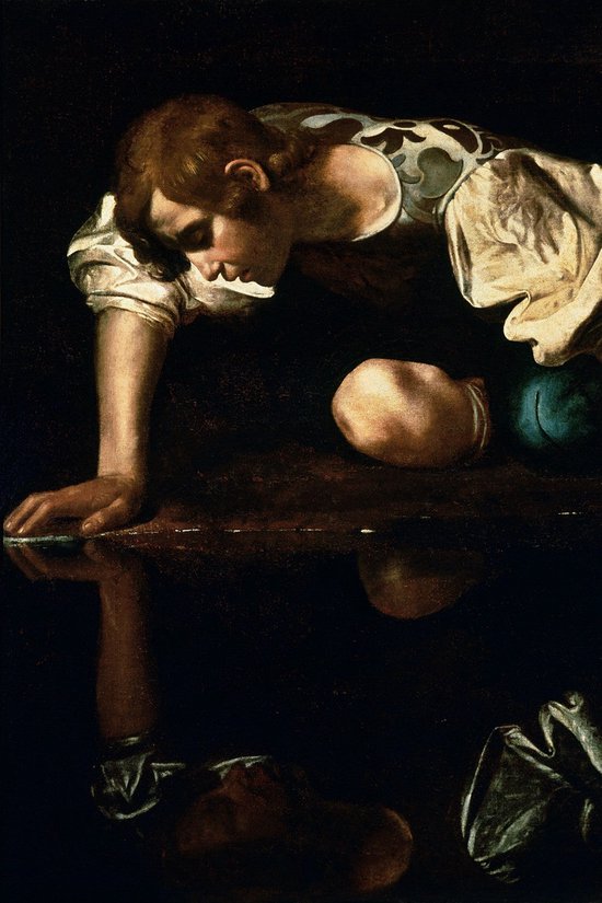 Michelangelo Merisi da Caravaggio - Narcissus - Narcissus (1597-99) - 3 ...