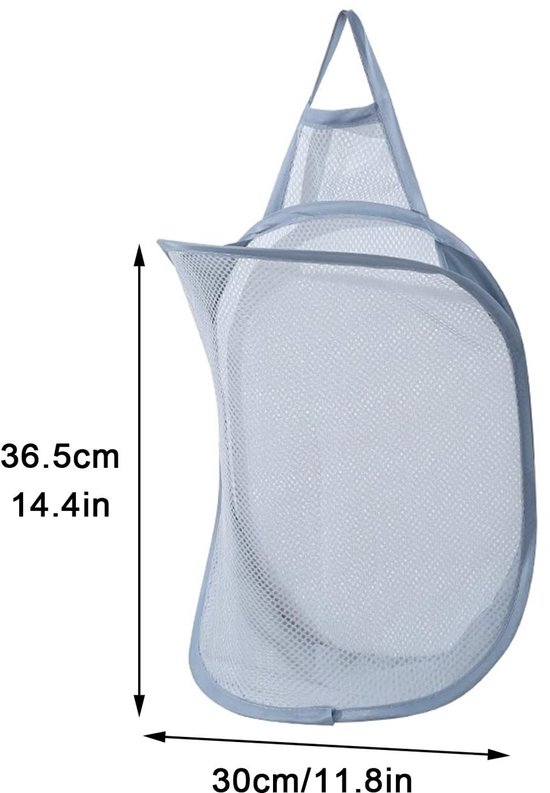Mesh hampers for wasgoed, Mesh opvouwbare wasmand, Pop-up wasmand tas ...
